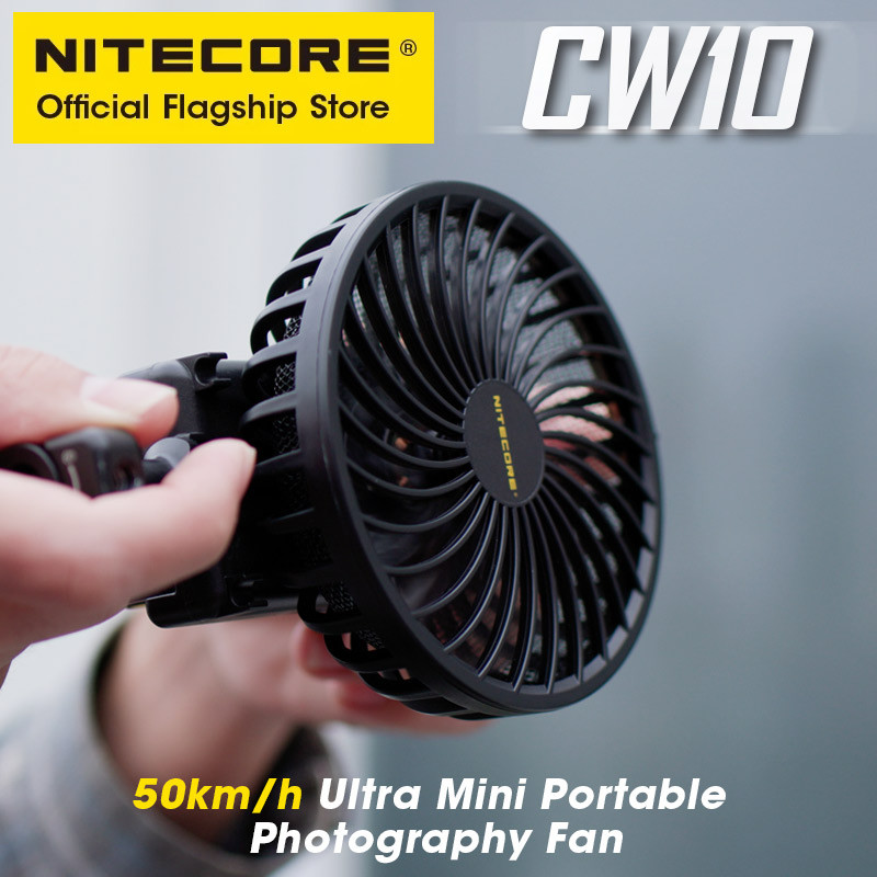 Jual NITECORE CW10 Electric Fan Mini Portable Photography Fan Cord-Free ...
