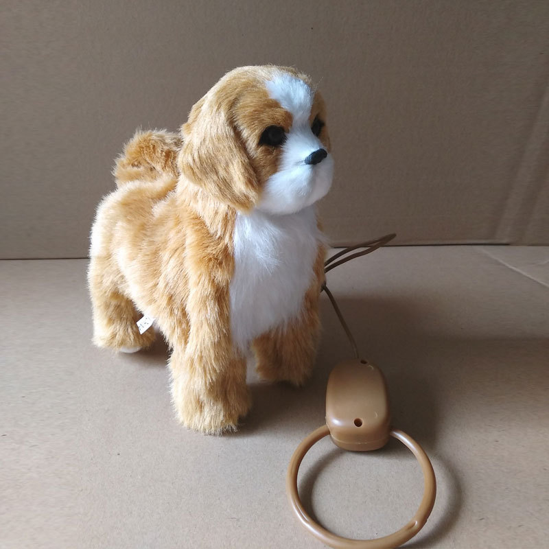 Jual Electronic Plush Dog Toy Robot Cat Sing Song Puppy Leash Control ...