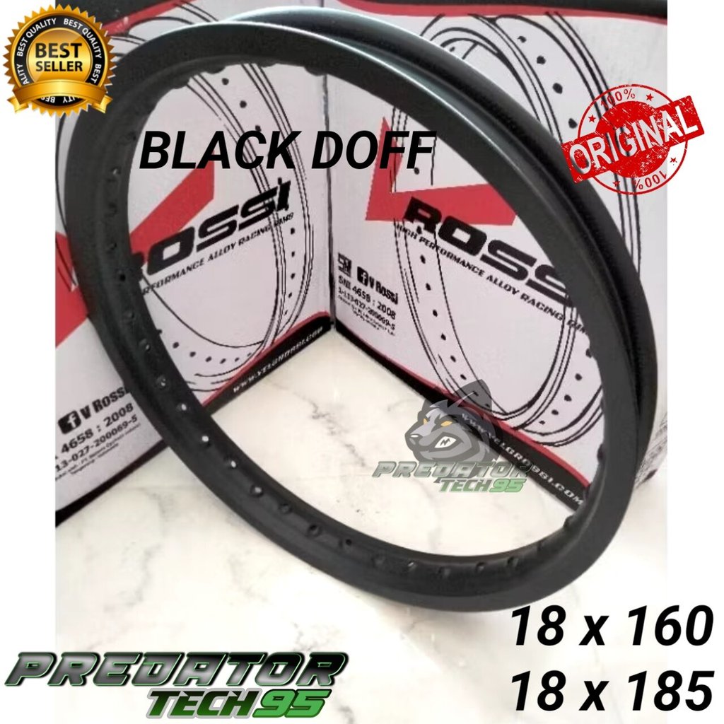 Jual VELG PELEK VROSSI V ROSSI RING 18 160 185 HITAM DOFF WM 36 HOLE RX ...