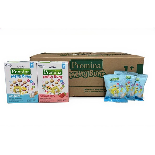 Jual Promina Melty Buns Snack MPASI Bayi Balita Karton Isi 24pcs Untuk ...