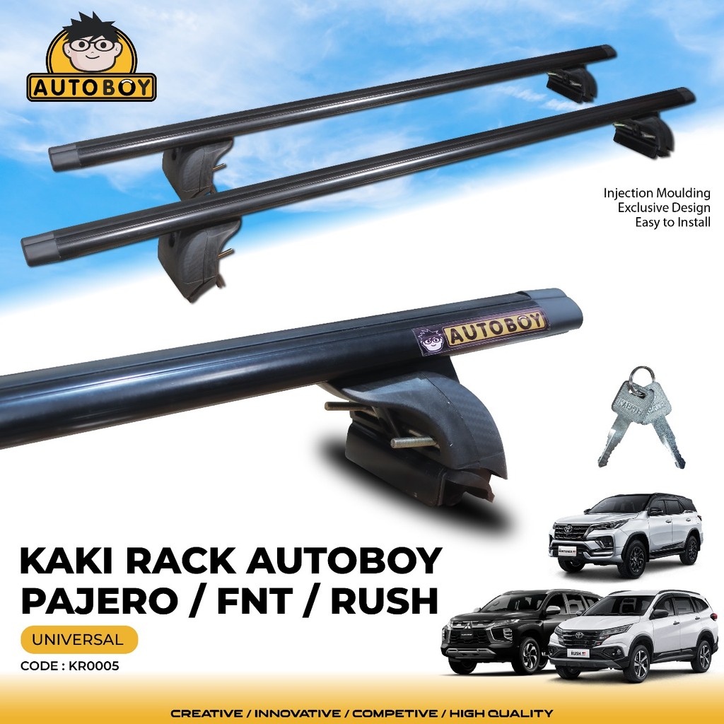 Jual Kaki Rak Bagasi Khusus Roof Rail Cross Guard Auto Boy Pajero ...