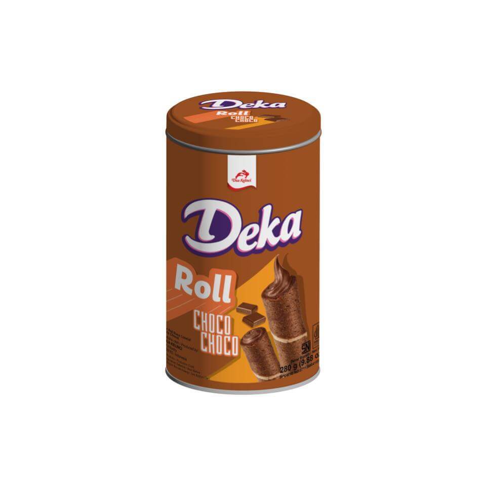 Jual Deka Wafer Choco Choco Roll Kaleng 280 gr | Shopee Indonesia