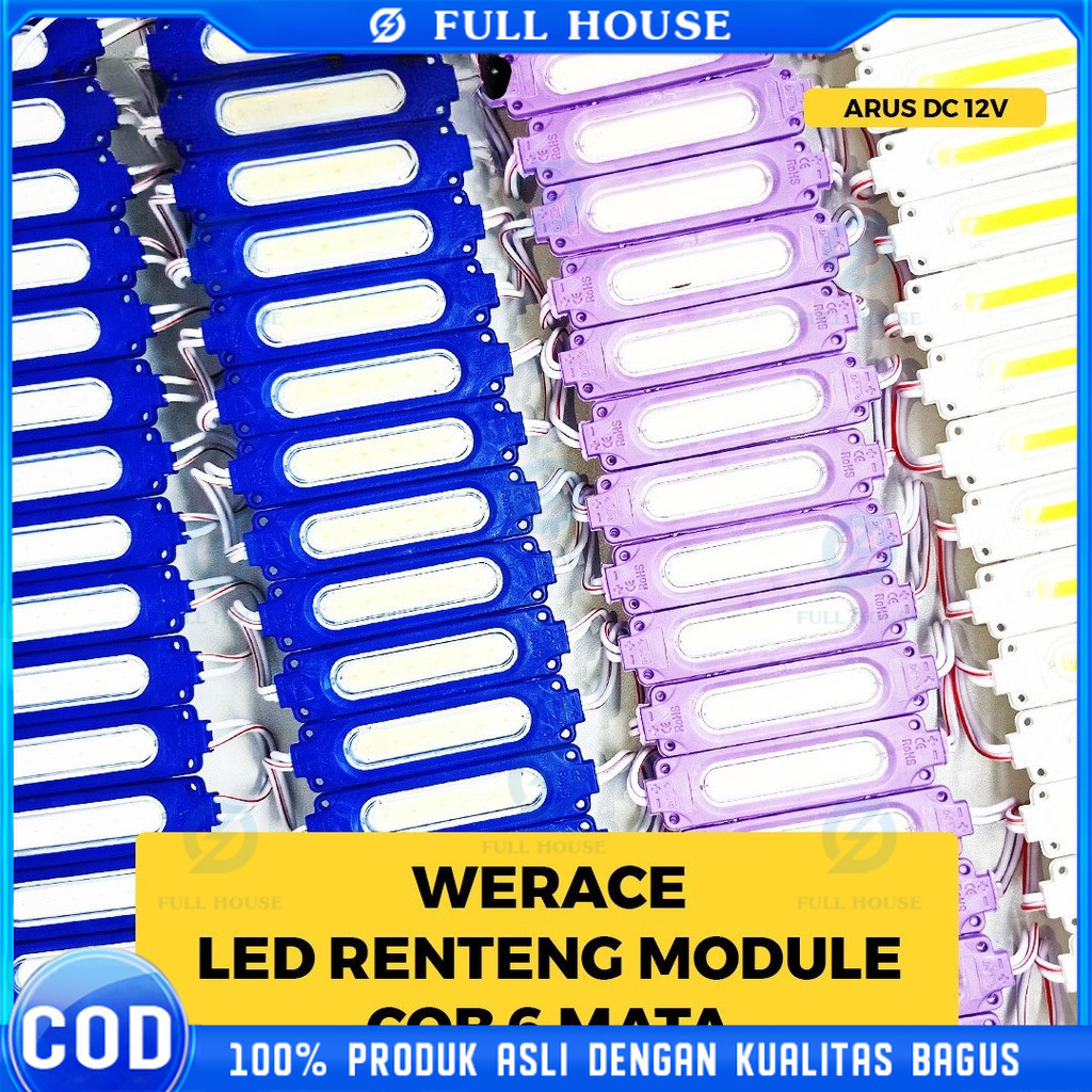 Jual Full House - LED RENTENG MODULE COB 6 MATA 12 VOLT WATERPROOF HARGA SATUAN PER PCS | Shopee ...