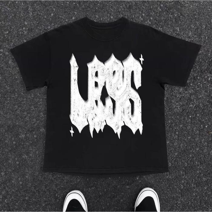 Jual (COD) Pon Unisex fit Kaos Distro Kaos Wanita Hitam Oversize ...