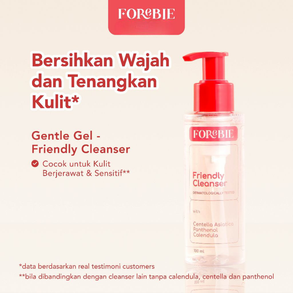 Jual FOREBIE Friendly Cleanser 100 ml | Membersihkan Wajah Kotoran ...
