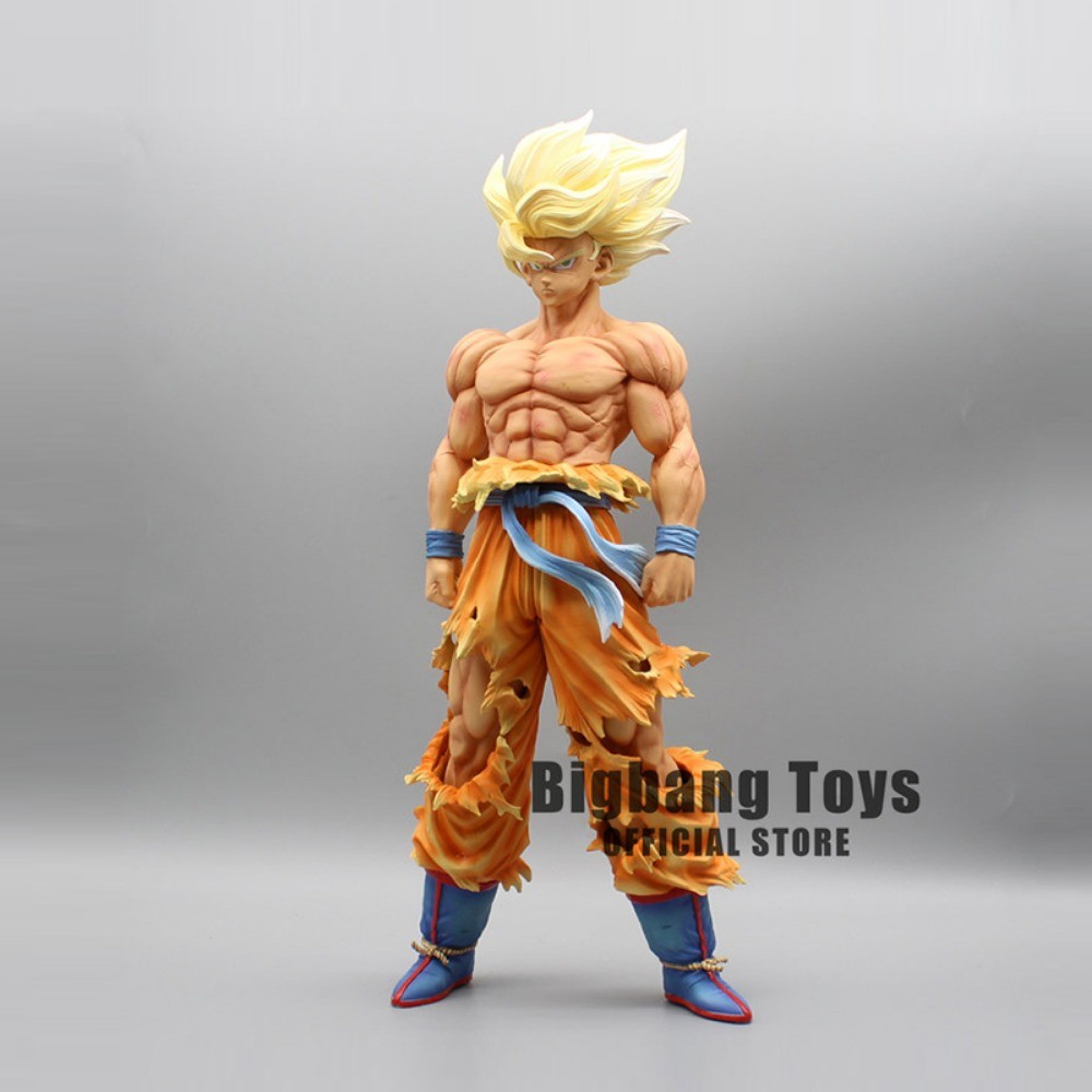 Jual 28cm Dragon Ball Z Figure Goku Anime Figures First Super Saiyan Gk ...