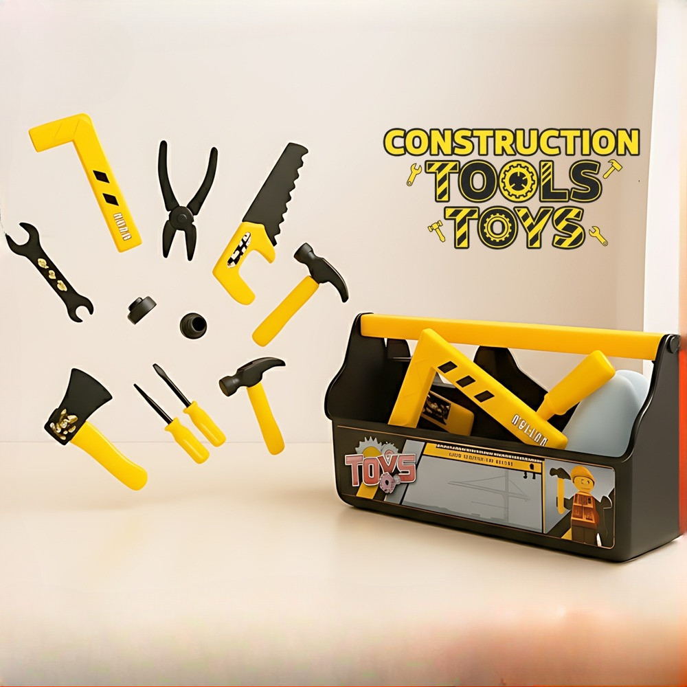 Jual CONSTRUCTION TOOLS TOYS Mainan Tool Set Kotak Perkakas Tukang ...