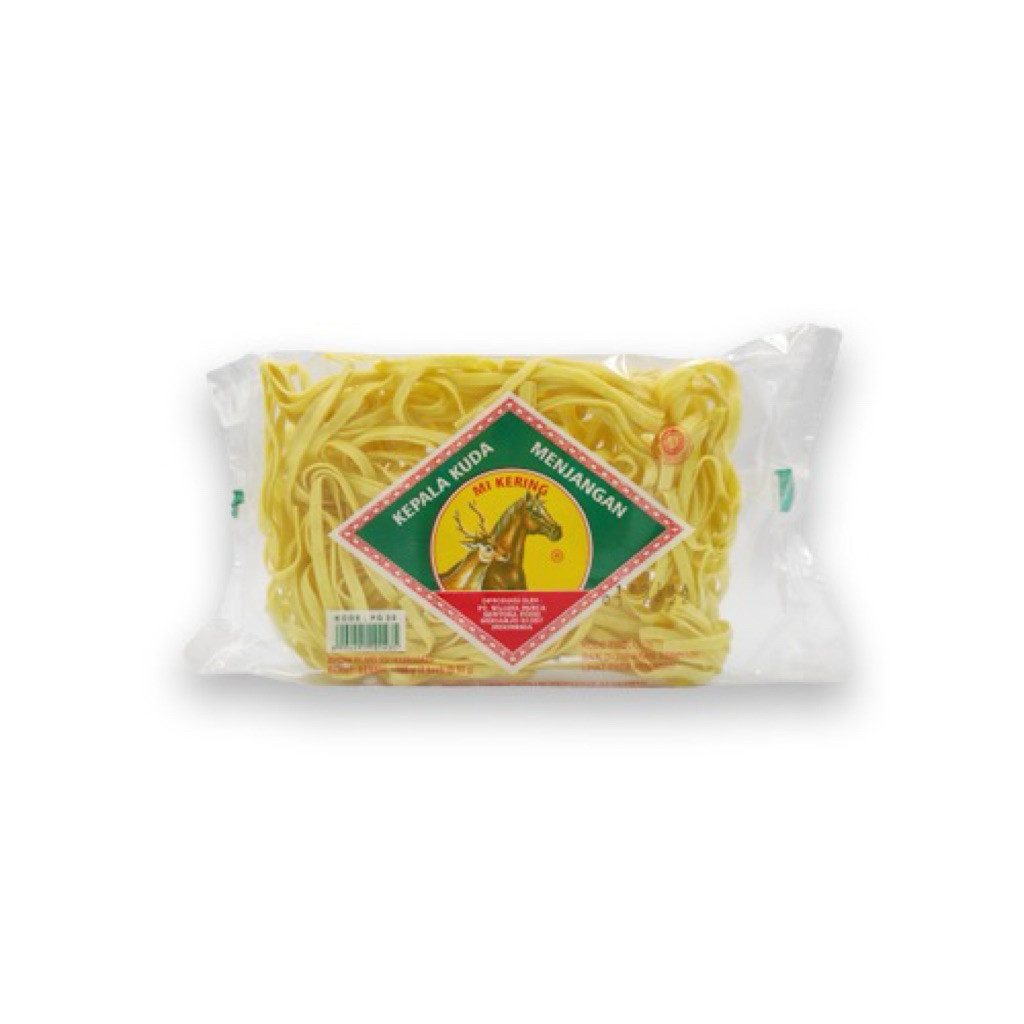 Jual Mie Kepala Kuda Menjangan / Mie Kering Kuning Pipih | Shopee Indonesia