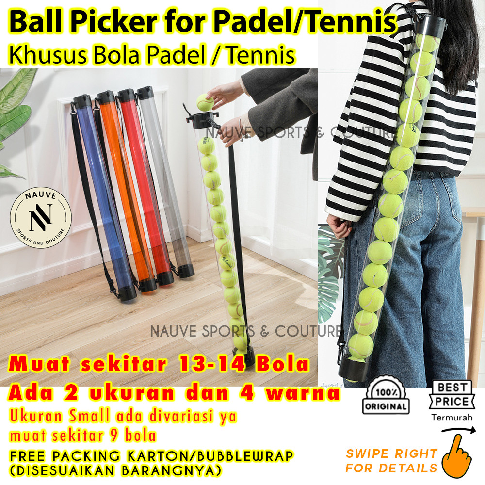 Jual Ball Picker Padel / Tennis – Tabung Pengambil Bola Portable ...