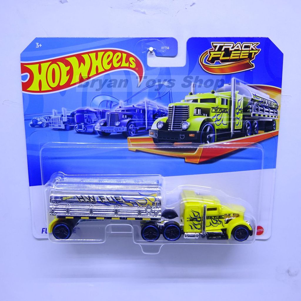 Jual Hot Wheels Track Star Track Fleet Fuel & Fire Kuning | Shopee ...
