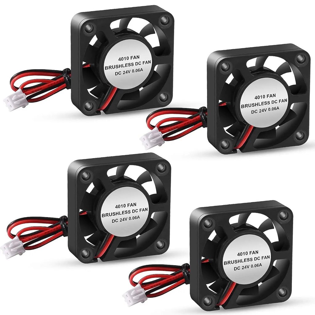 Jual 4/8PCS 3D Printer Cooling Fan,4010 Blower 40X40 X 10mm Hydraulic ...