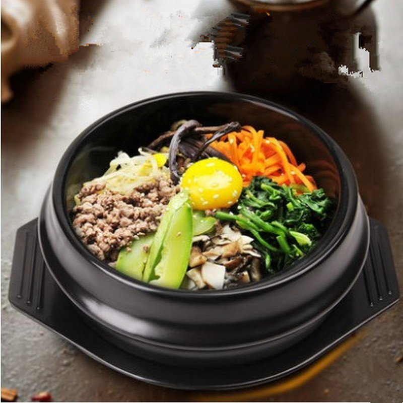 Jual NEW Classic Korean Cuisine Sets Dolsot Stone Bowl Pot for Bibimbap ...