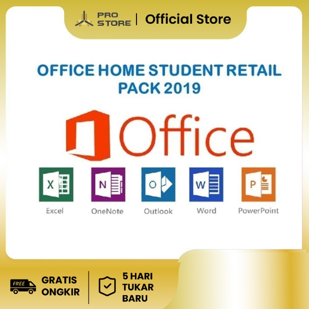 Jual MICROSOFT OFFICE OHS 2019/2021 LISENSI 100 % ORIGINAL PERMANENT PACK | Shopee Indonesia