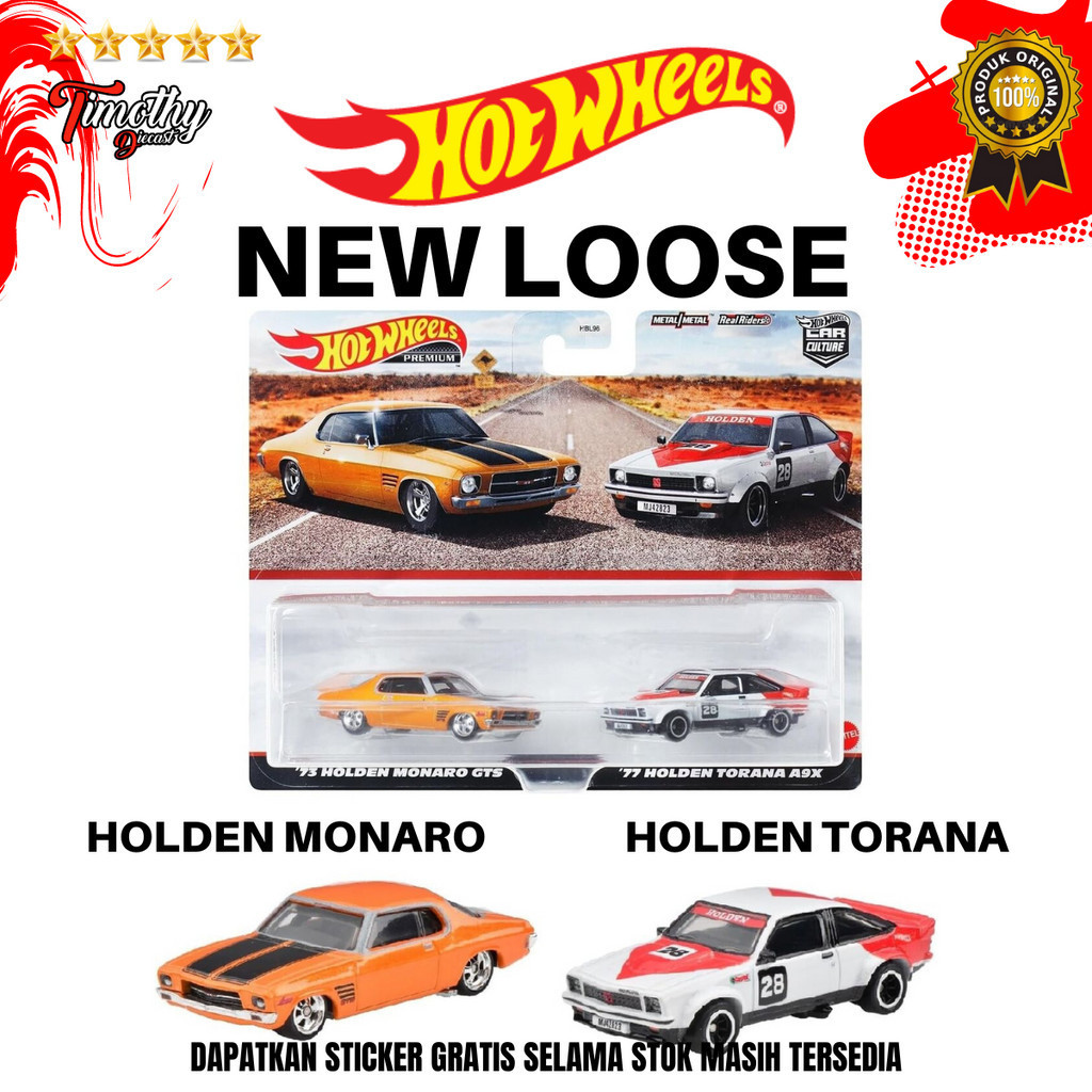 Jual Hot Wheels Premium New Loose Holden Monaro Torana A9X From Twin ...