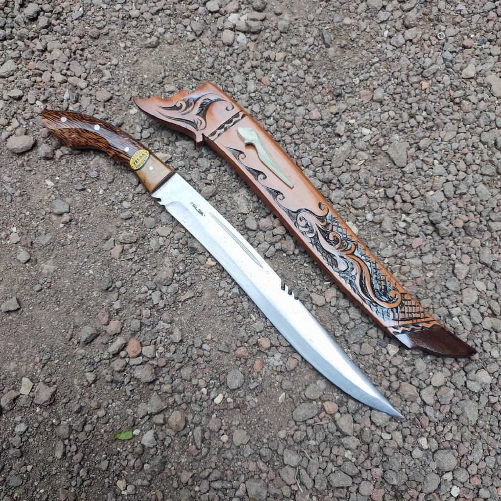 Jual GOLOK BAJA PUTIH ASLI GOLOK SEMBELIH SAPI ZELSA UKIR UKURAN JUMBO ...
