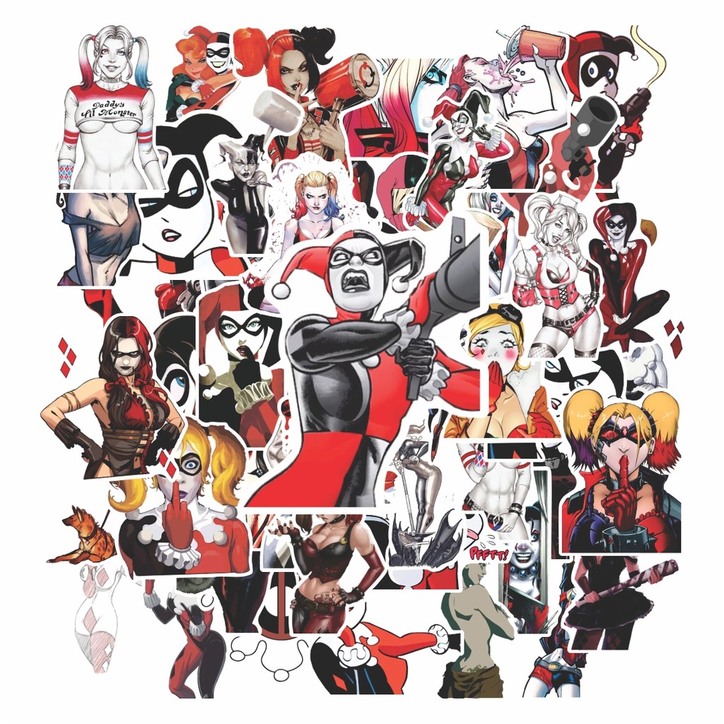 Jual COD 50 PCS Stiker HARLEY QUINN Stiker Tahan Air – Ideal untuk ...
