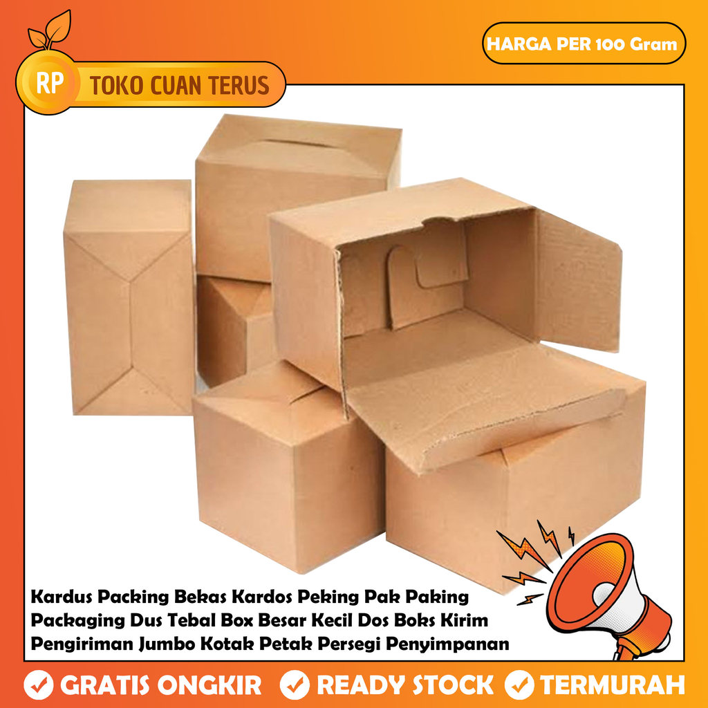 Jual Kardus Packing Kirim Pengiriman Jumbo Bekas Kardos Peking Pak ...