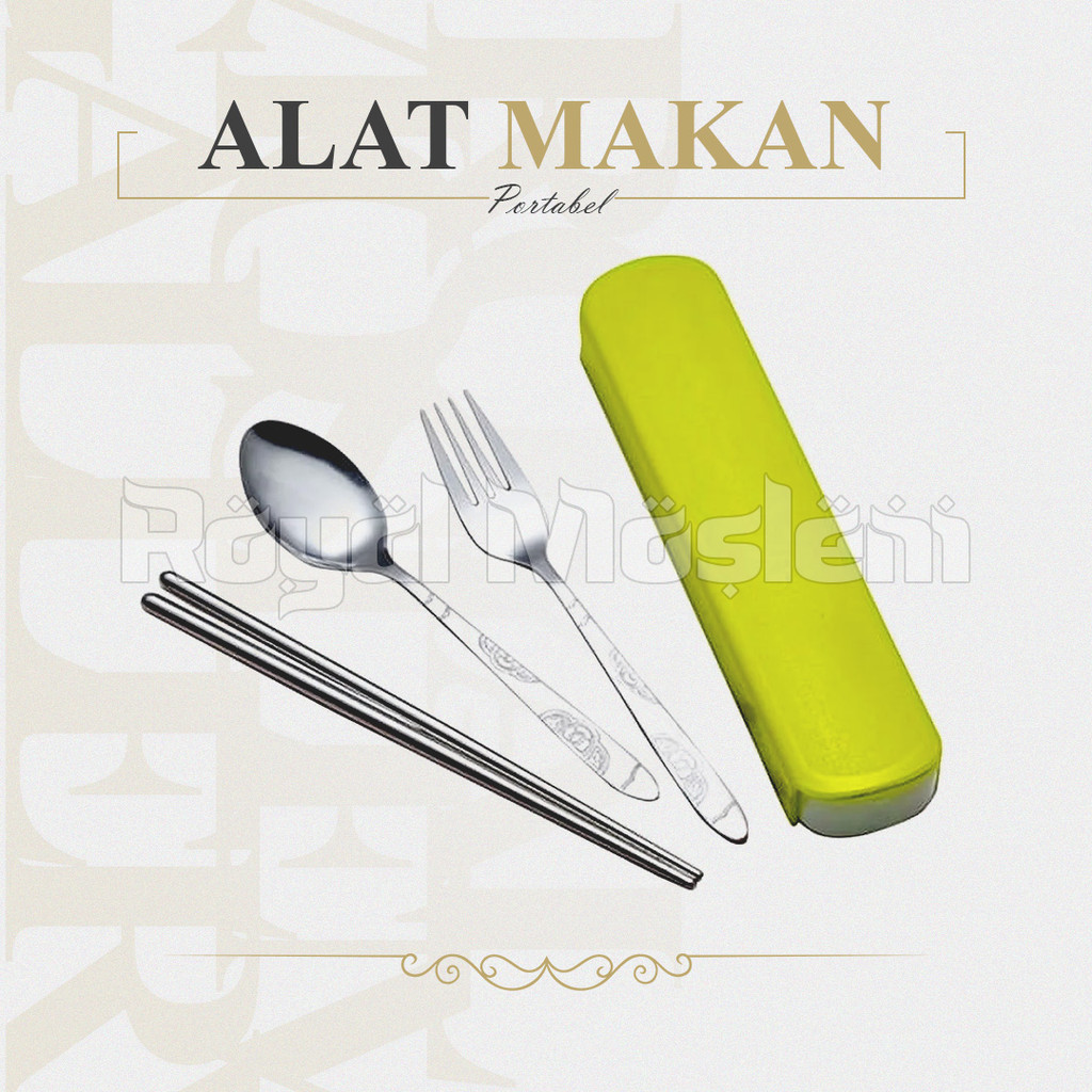 Jual Sendok Makan Praktis Portable Mudah Dibawa Traveling - Garpu ...