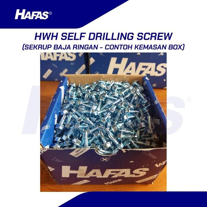 Jual [ZORELL] HWH Self Drilling Screw #10 x 3/4 - 16T (Sekrup Baja ...