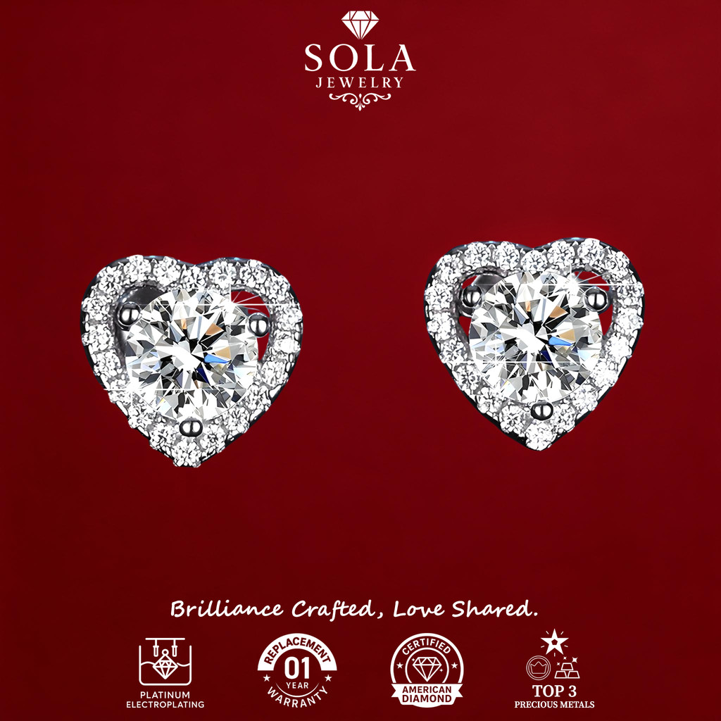 Jual Anting Cewek Permata Aksesoris Anting Tindik Model Tusuk Wedding ...