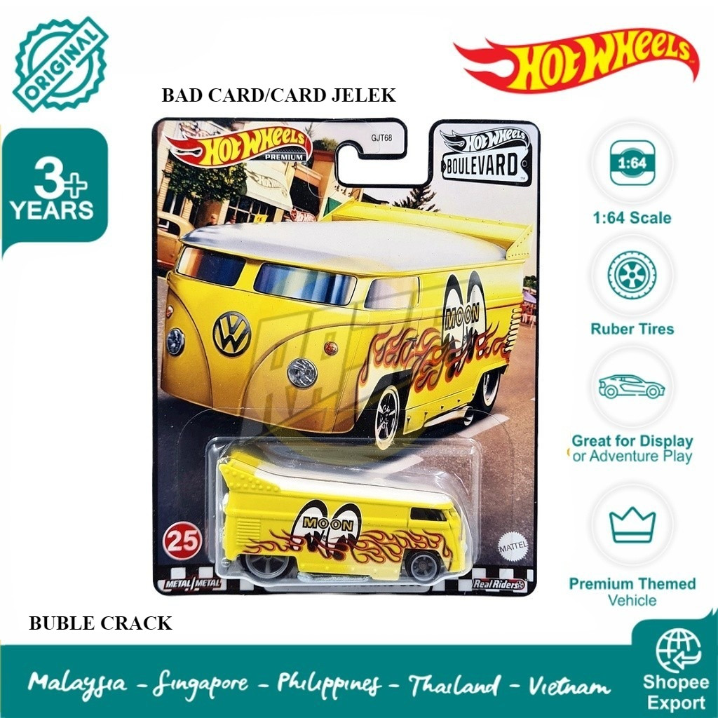 Jual Hot Wheels Premium Boulevard Volkswagen Drag Bus Mooneyes | Shopee ...