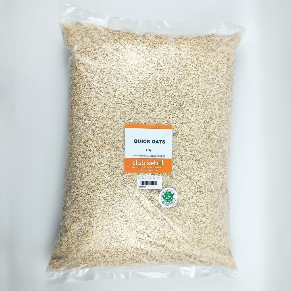 Jual Club Sehat Quick Oats 5kg - Oatmeal Sehat & Praktis untuk Harian ...