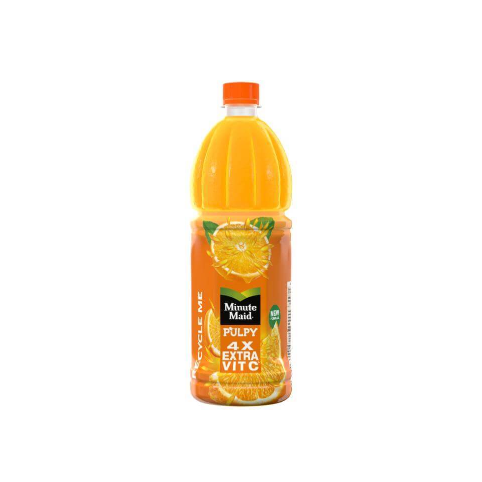 Jual Minute Maid Minuman Pulpy Orange 1 L | Shopee Indonesia
