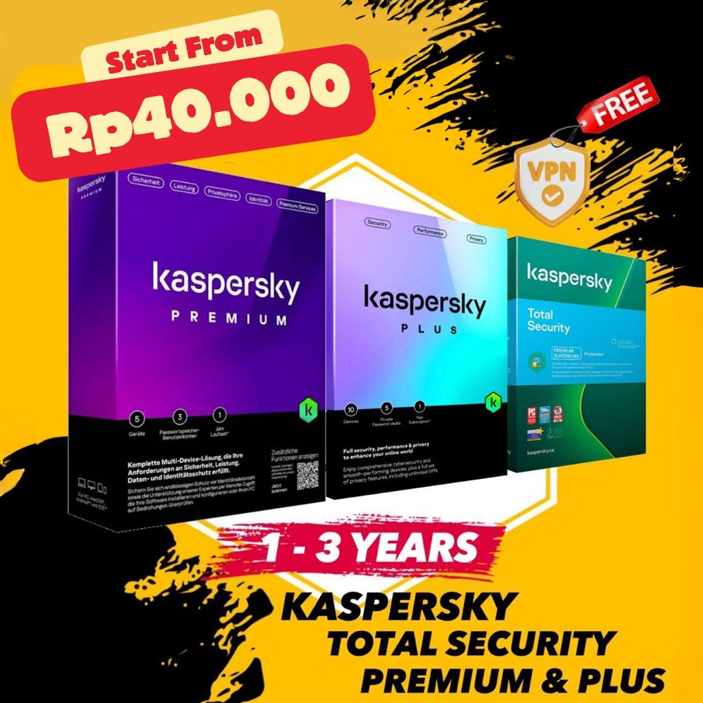Jual Kaspersky Total Security | Plus | Premium Latest Version Original ...
