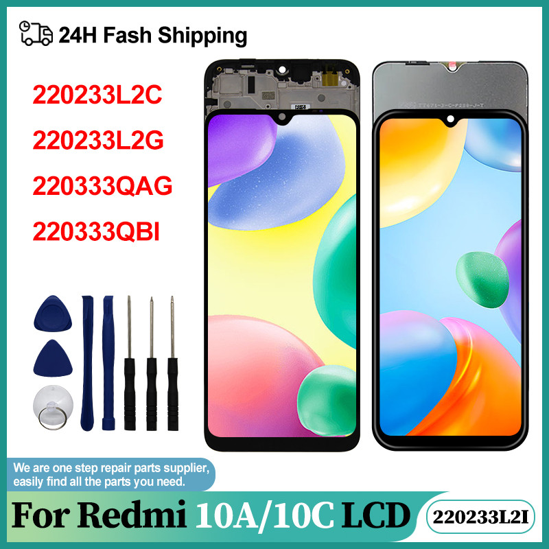 Jual IPS For Xiaomi Redmi 10A splay 220233L2C LCD Tou Screen gitizer ...