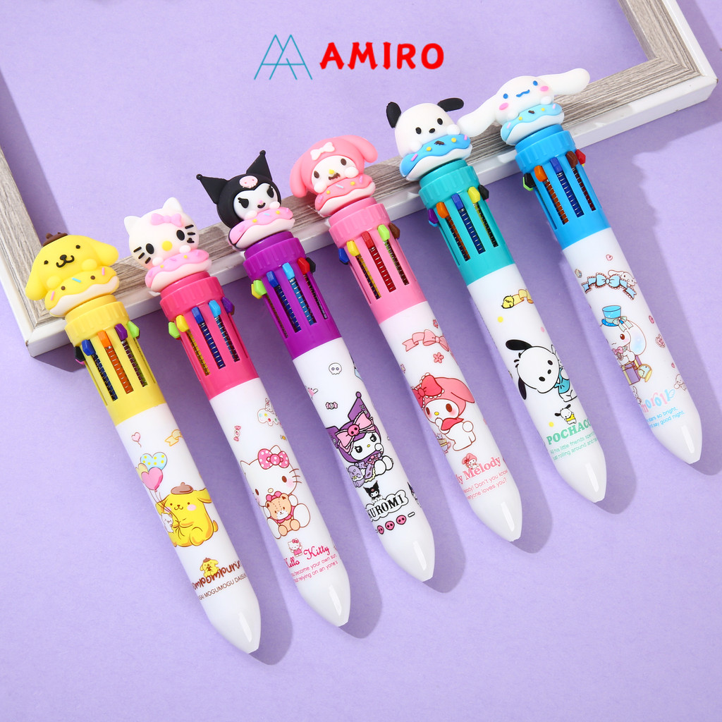 Jual Pulpen 10 Warna Kepala Boneka Unik Pena Pen Ballpoint Capybara ...