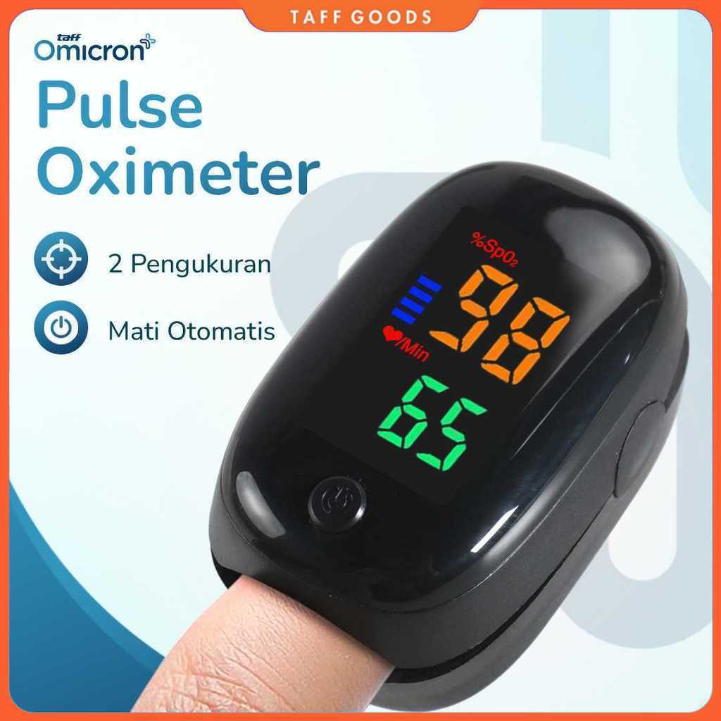 Jual TaffOmicron Fingertip Pulse Oximeter Alat Ukur Saturasi Oksigen ...