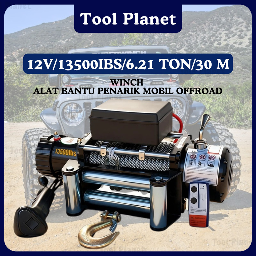 Jual Tool Planet (Garansi 1 Tahun) winch 13500lbs ** top speed ** top ...