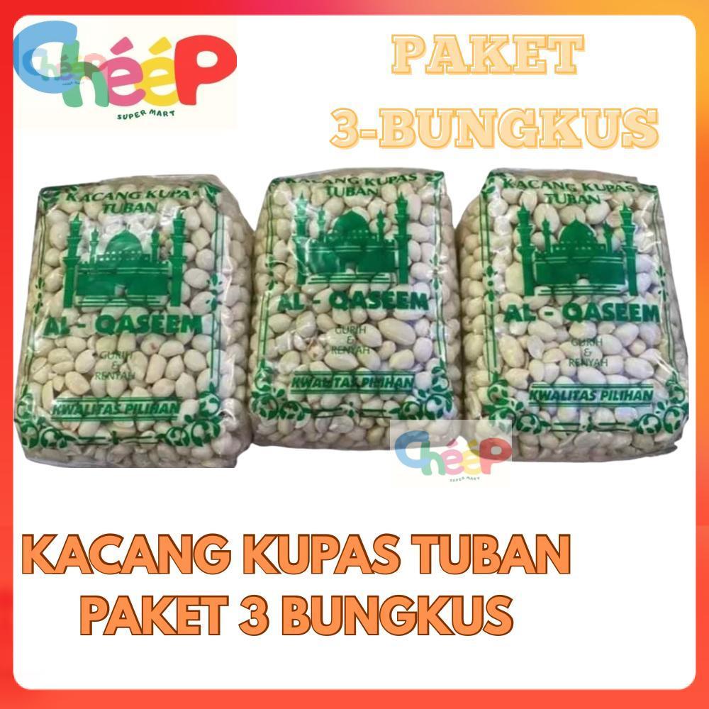 Jual (PAKET ISI 3 PAK x 350gr/pack) KACANG TUBAN KACANG KUPAS TUBAN ...