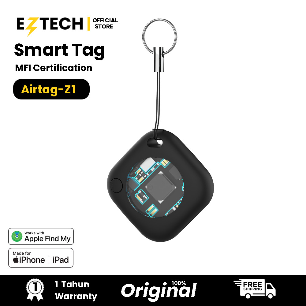 Jual EZTECH Mall Smart Tag Smartag Z1 GPS Locator Bluetooth iOS Support ...