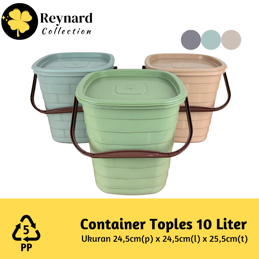 Jual Container Serbaguna 10 Liter Container Hajatan Hampers Parsel High ...