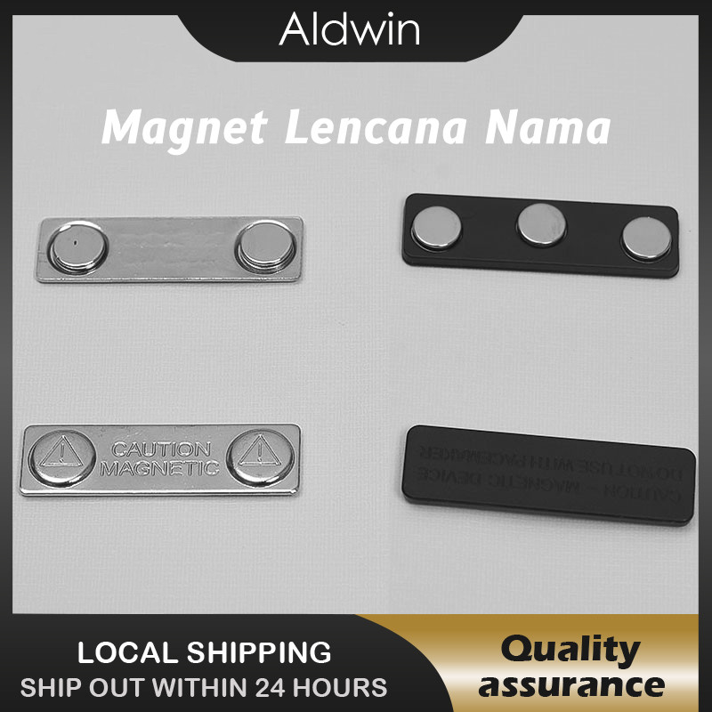 Jual Magnet Nama Dada/ Nametag /Caution Grade Super Tiga Titik Magnet ...
