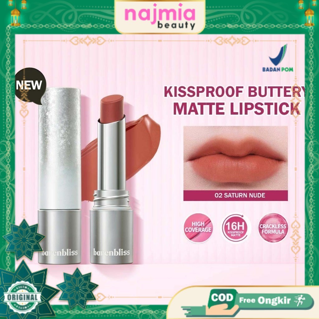 Jual Najmia - BNB barenbliss No Gravity Transferproof Matte Lipstick I ...