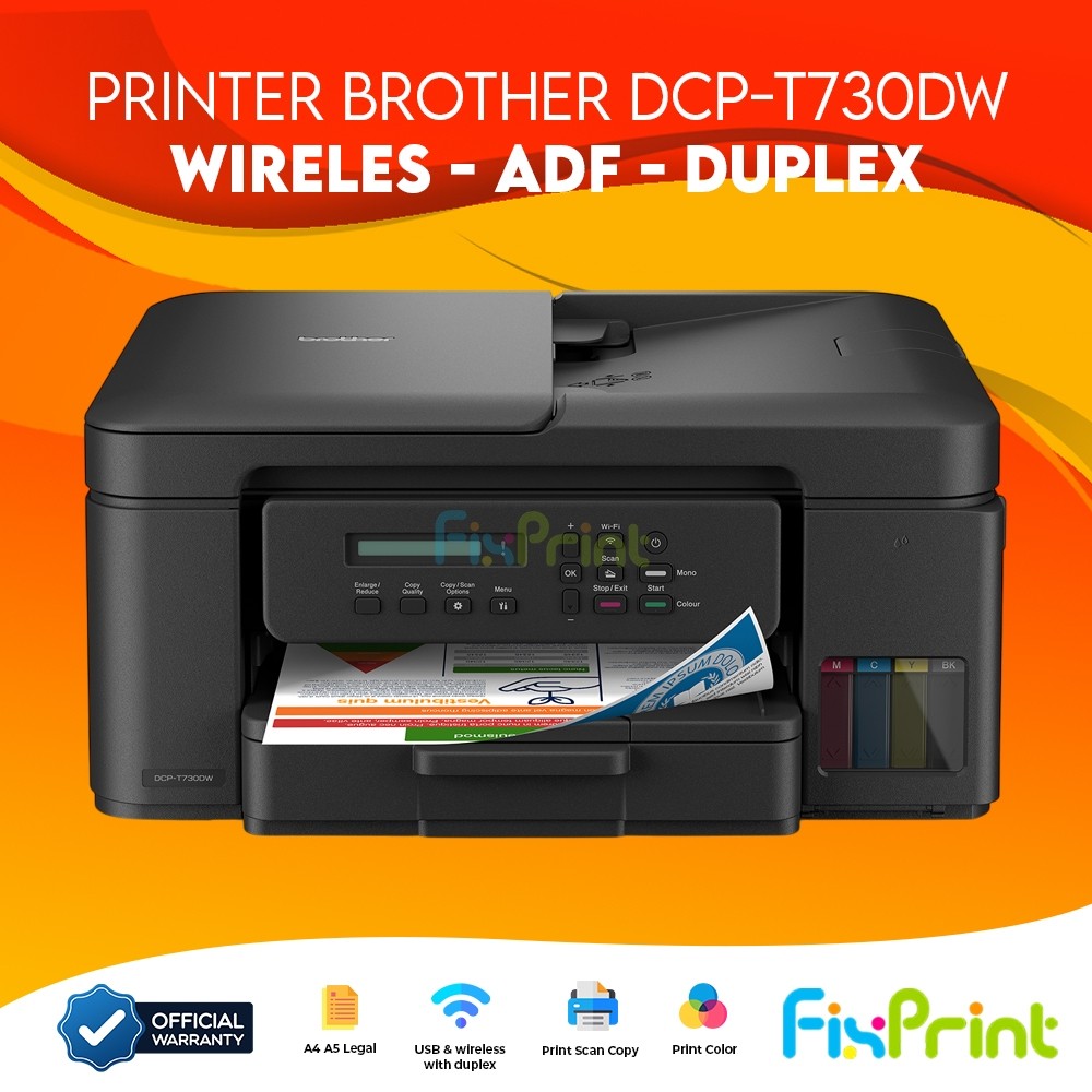 Jual Printer Brother Ink tank DCP-T730DW T720DW DCP T426W T420W ...