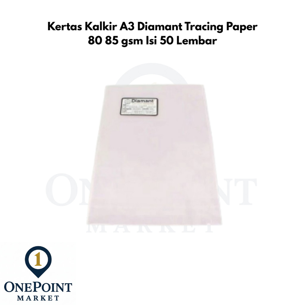 Jual Kertas Kalkir A3 Diamant Tracing Paper 80 85 gsm Isi 50 Lembar ...