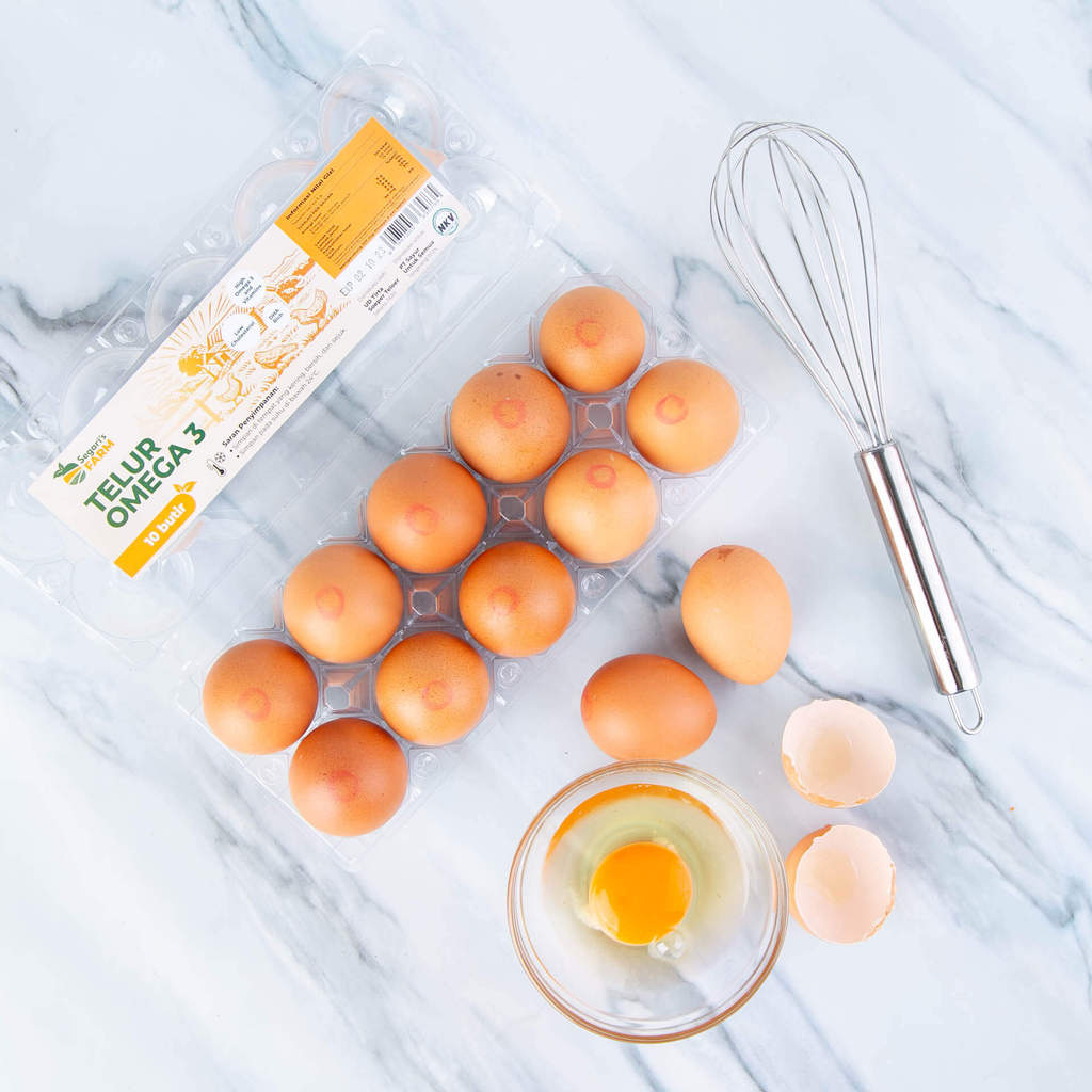 Jual Telur Ayam Omega Segari (10 pcs / pack) | Shopee Indonesia