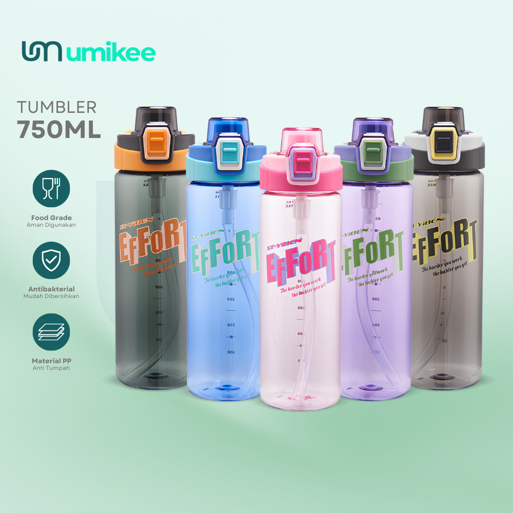 Jual Umikee Botol Minum 750ml Tumbler Food Grade Anti Bocor Dengan ...