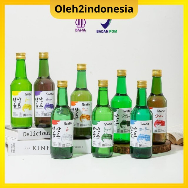 Jual Soju Halal Non Alkohol Sooha Minuman Korea Sparkling Water ...