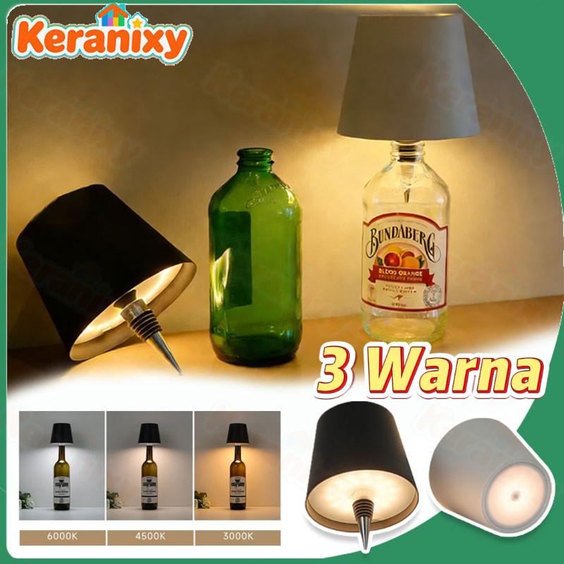 Jual Keranixy 3 Warna Lampu Botol LED Lampu Hias Botol Multifungsi ...