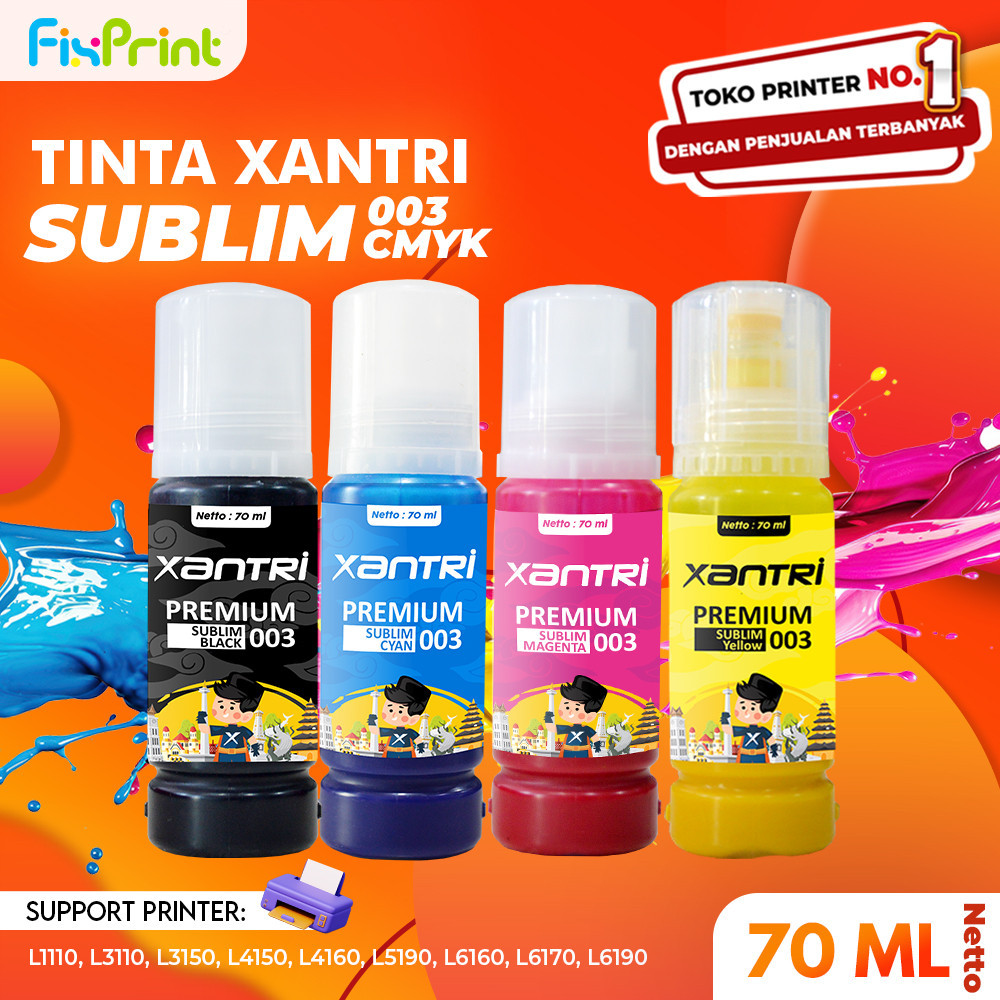 Jual Tinta Sublim 003 Sublimation Ink Sublime Compatible for Printer ...