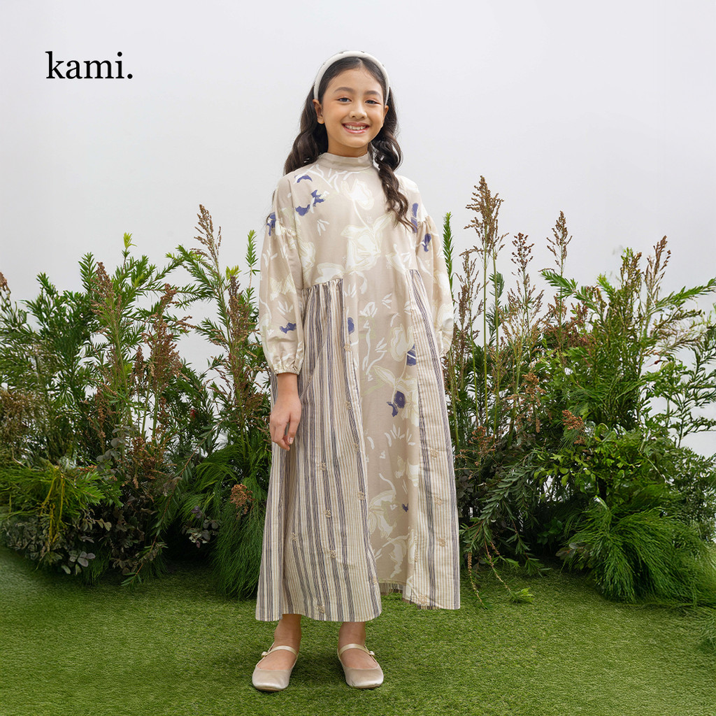 Jual Kami Athena Gathered Kids Dress Anak Perempuan | Shopee Indonesia