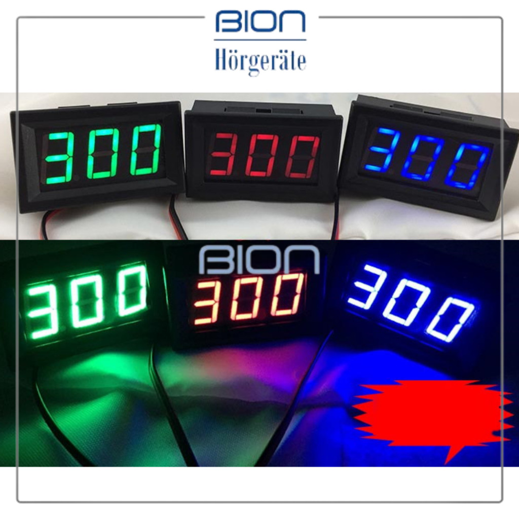 Jual BION PLN Mini Tegangan 70-500V 2 Wire Digital Voltmeter Volt Meter ...