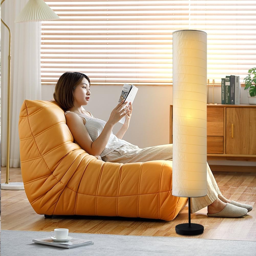 Jual Lampu Lantai Nordic Paper Floor Lamp Jepang Minimalis Lampu ...