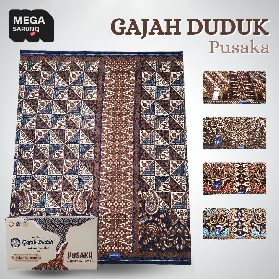 Jual GAJAH DUDUK Sarung Pusaka Batik Tradisional Jawa – Desain Elegan ...