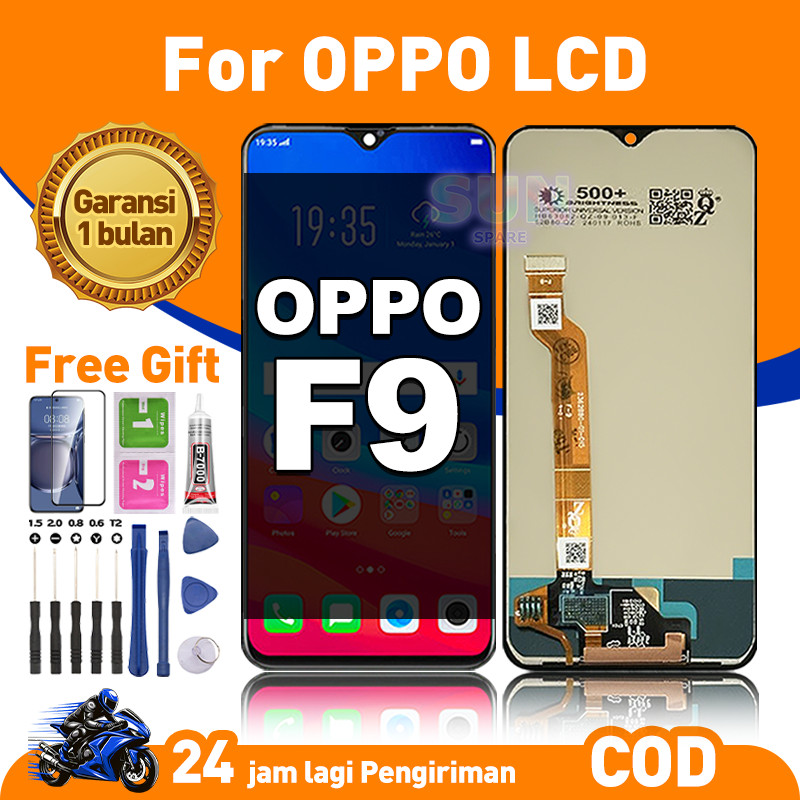 Jual LCD For OPPO F9 Fullset HP Touchscreen untuk Glass Touch Screen ...