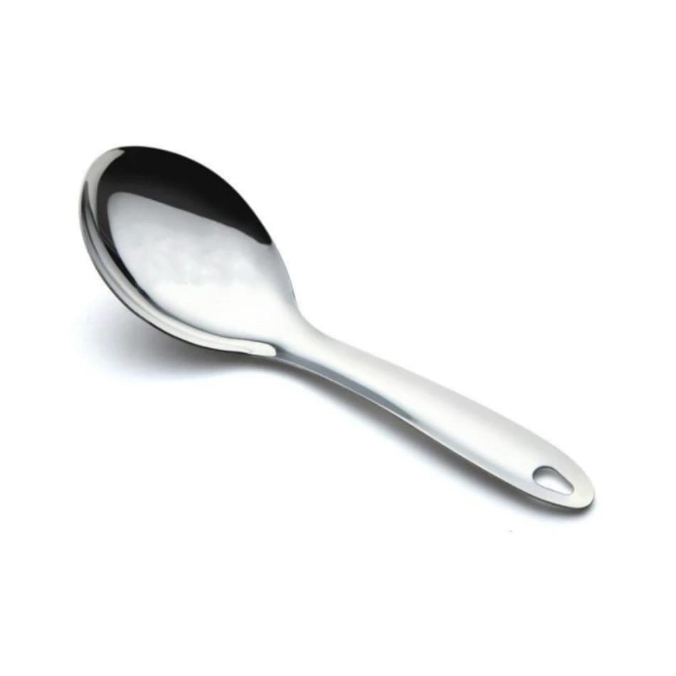 Jual CENTONG NASI STAINLESS TEBAL - SENDOK NASI STAINLESS - RICE SPOON ...